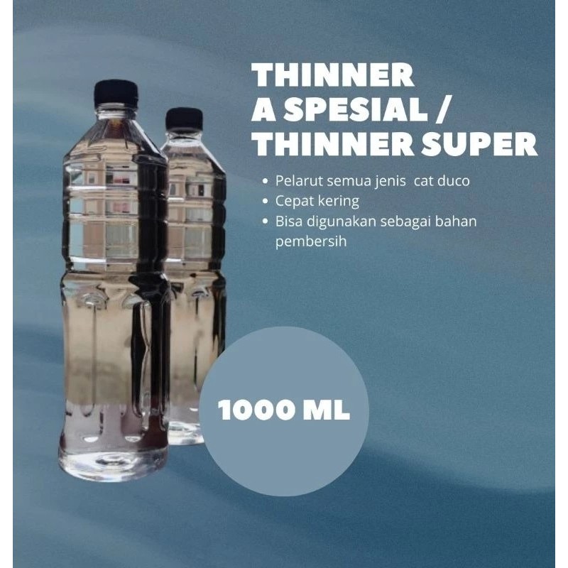 Jual Thinner A Special Repack Botol 1Liter - Thinner Super | Shopee ...