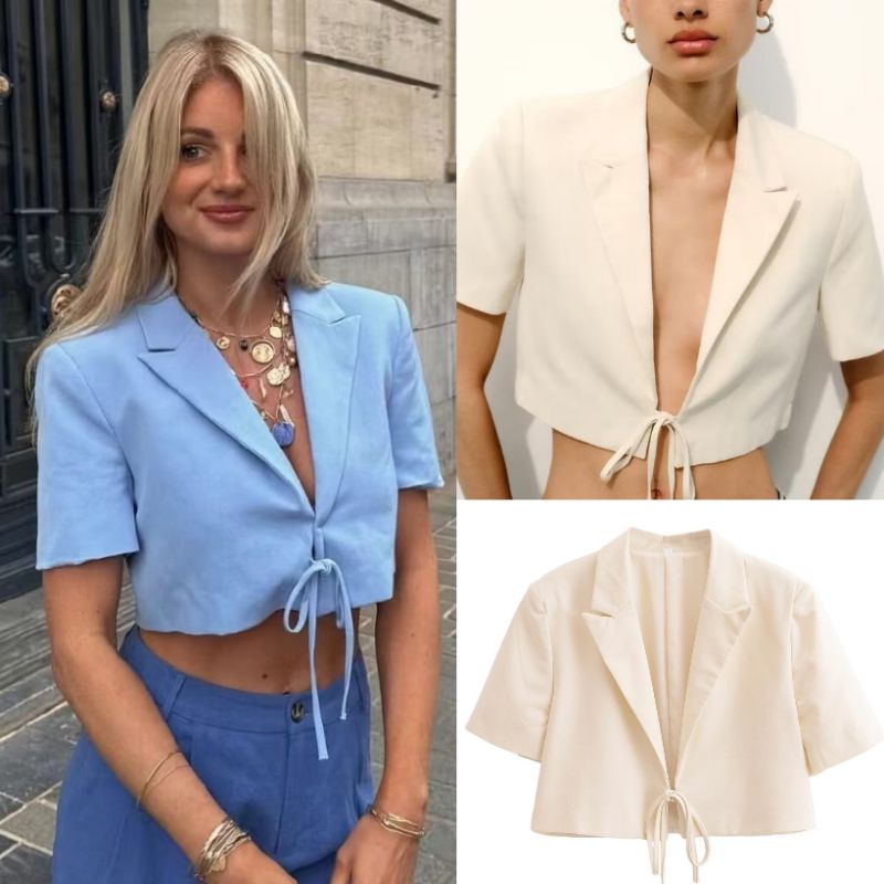 Jual Front Strap Crop Top 75787 (TA) | Shopee Indonesia