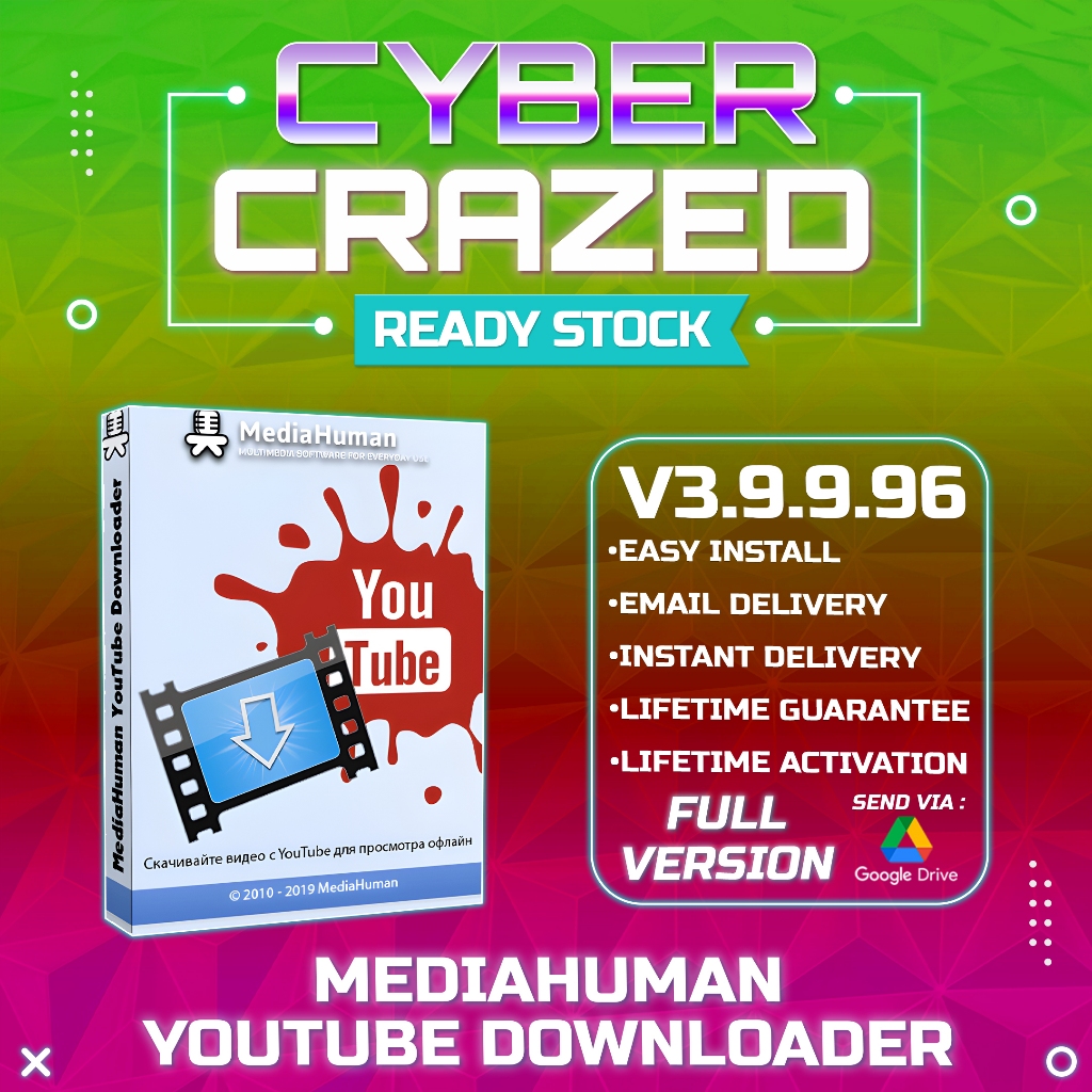 Jual MediaHuman YouTube Downloader 3.9.9.96 (1312) Full Version (Versi ...