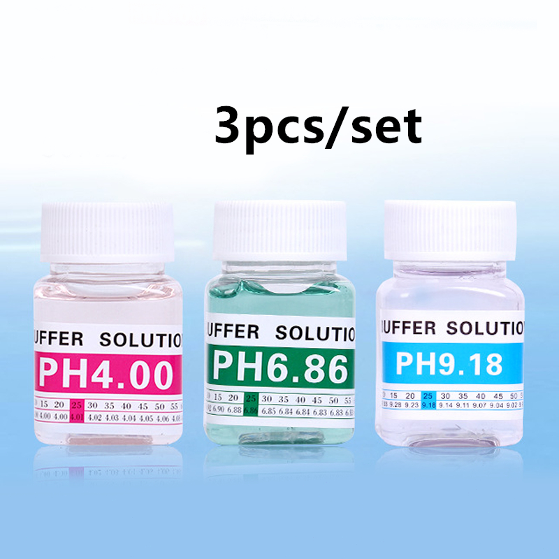 Jual 3pcs/Set Cairan Kalibrasi PH Meter 50 Ml Larutan Liquid Buffer Calibration Solution Alat ...