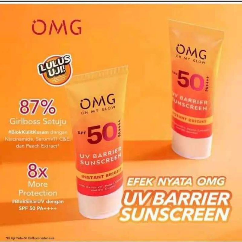Jual OMG Sunscreen SPF 50 PA++++ UV Barrier | Shopee Indonesia