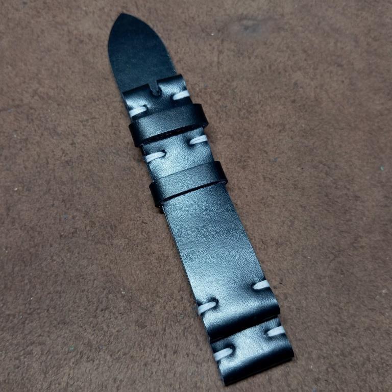 Jual strap jam kulit asli seiko 5 klasik hitam 19mm | Shopee Indonesia