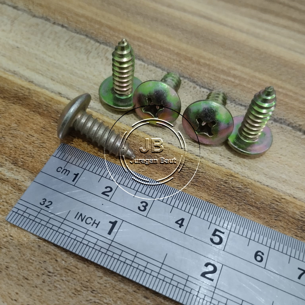 Jual SEKRUP TS JT 14X3/4 PANJANG 2 CM 2CM SKRUP 14 X 3/4 IN TAB TSAB ...