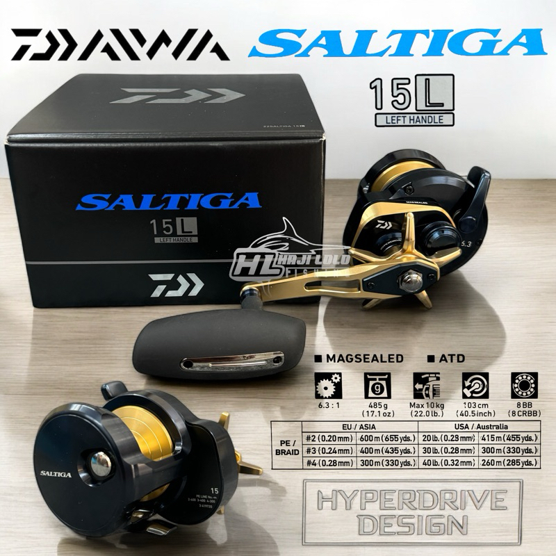 Jual Reel OverHead Daiwa Saltiga 15 ( Garansi 1 Tahun ) | Shopee Indonesia