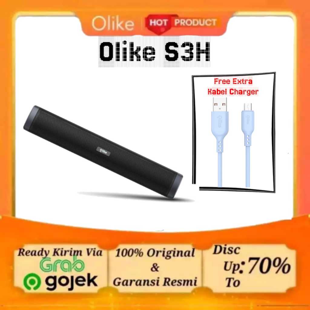 Jual Olike S3H Speaker Bluetooth Wireles TWS Mode Mini Garansi 1 Tahun ...