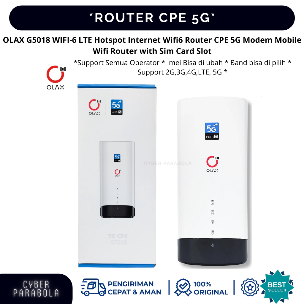 Jual olax g5018 5g 4g lte support semua operator seluler | Shopee Indonesia