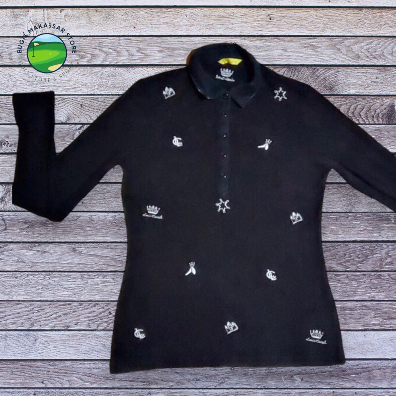 Jual Baju Golf Wanita Louis Castel Full Print Size S Like New Preloved ...