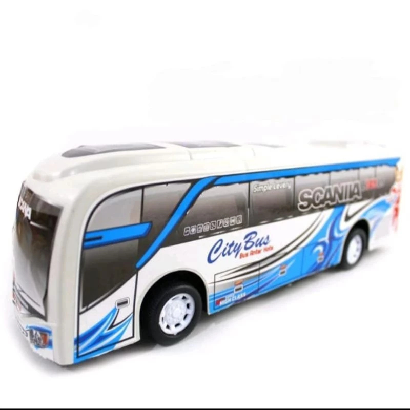 Jual Mainan Mobil Mobilan Bis Pariwisata Antar Kota City Bus Scania ...