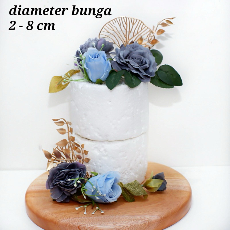 Jual Cake Topper hiasan kue artificial flower jasmine set | Shopee Indonesia