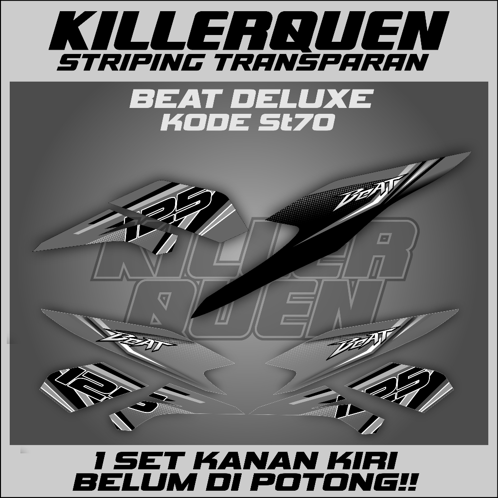 Jual STIKER TRANSPARAN BEAT DELUXE STRIPING LIS TRANSPARAN BEAT DELUXE ...