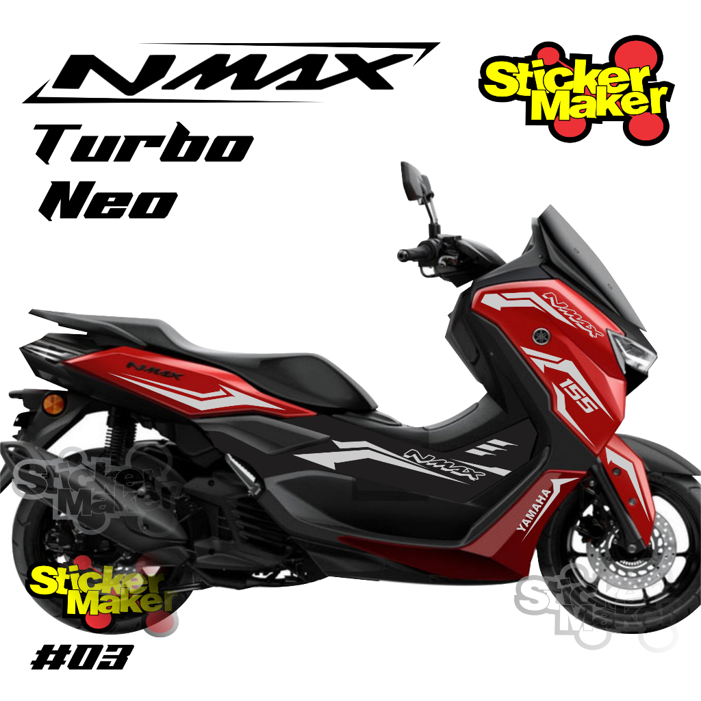 Jual sticker cutting nmax turbo lis striping nmax neo sticker cutting ...