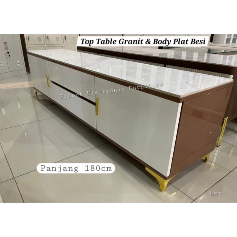 Jual Meja Serbaguna plat besi Top table Granit bufet TV plat besi Meja ...