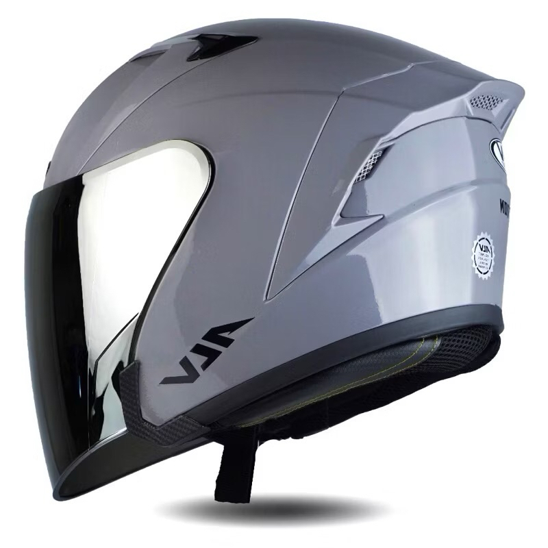 Jual Helm Half Face ALV Ultron Kekinian Kaca Silver SNI | Shopee Indonesia