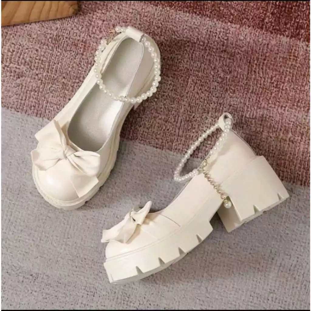 Jual Sepatu Wanita Pita Docmart Perempuan Mutiara Terbaru Mary Jane ...