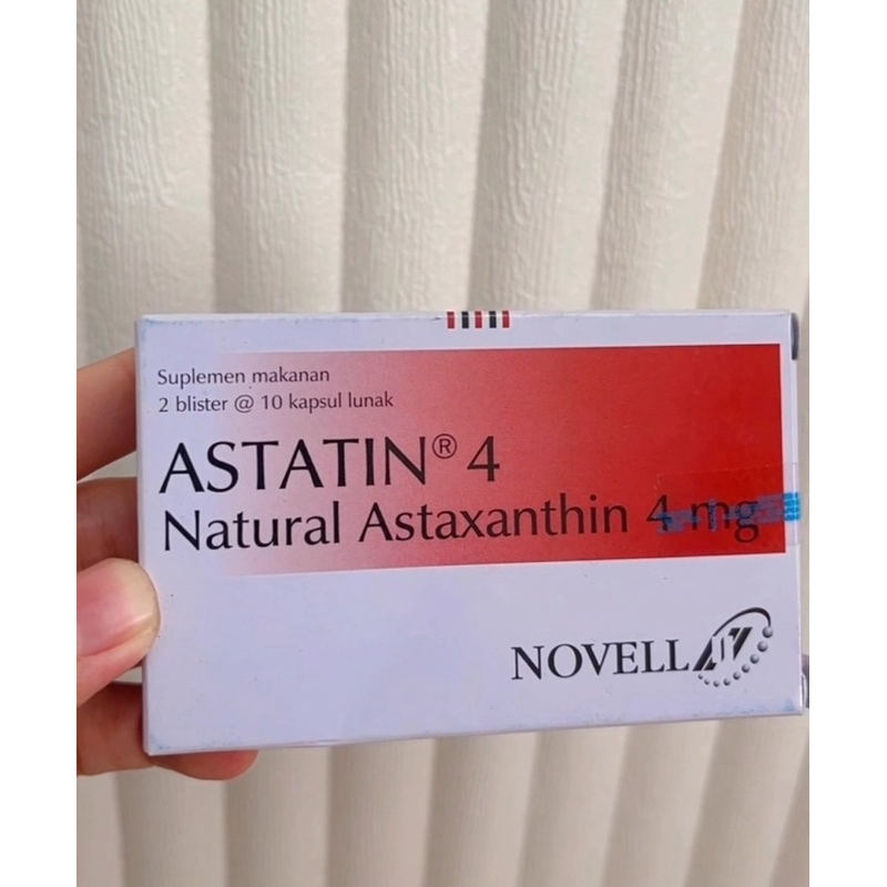 Jual ASTATIN 4 mg kaspul astaxantin Box isi 20 kapsul | Shopee Indonesia