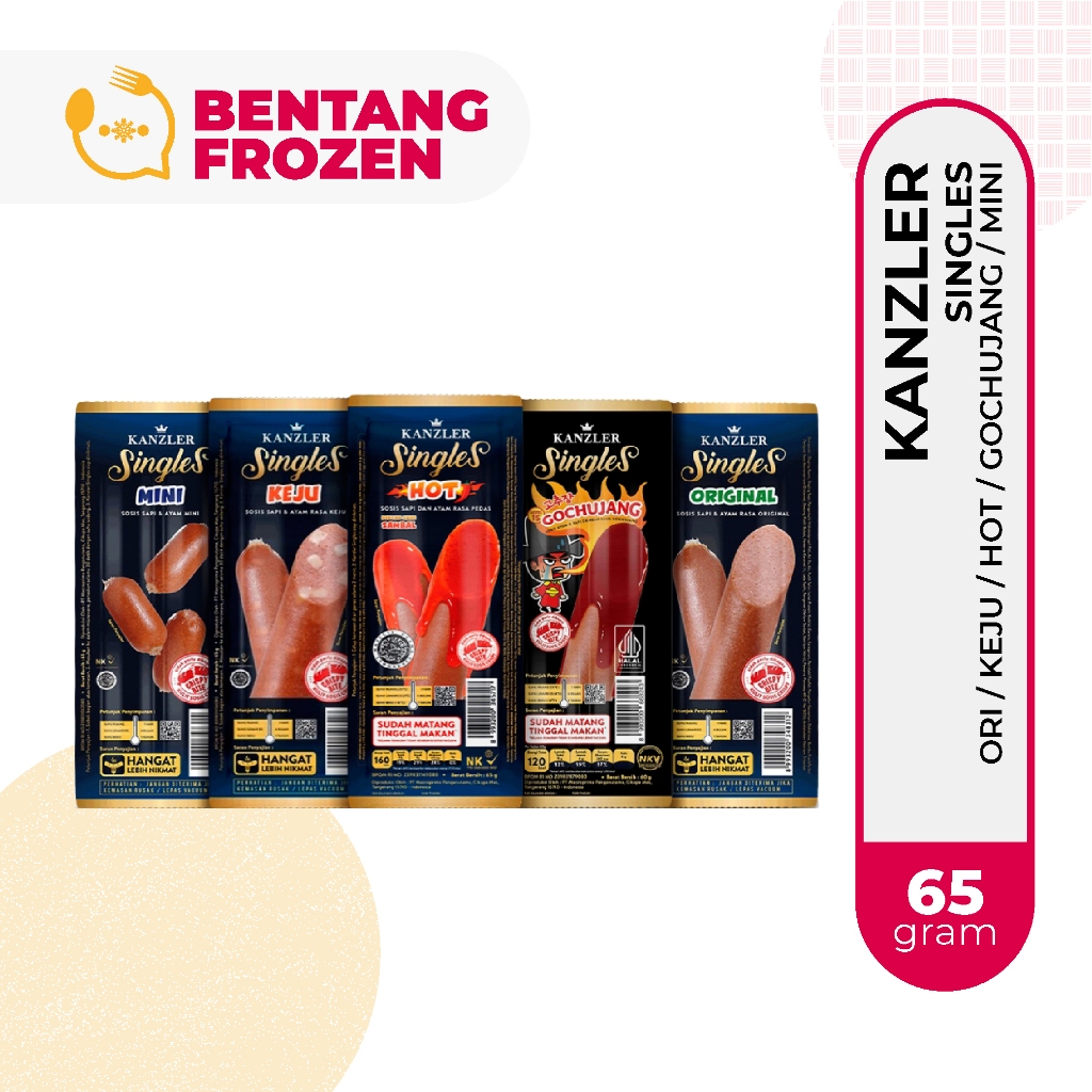 Jual Kanzler Sosis Singles Original / Keju / Hot / Gochujang / Mini ...