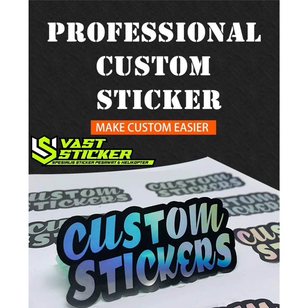 Jual custom cutting sticker logo sesuai gambar anda di sini | Shopee ...