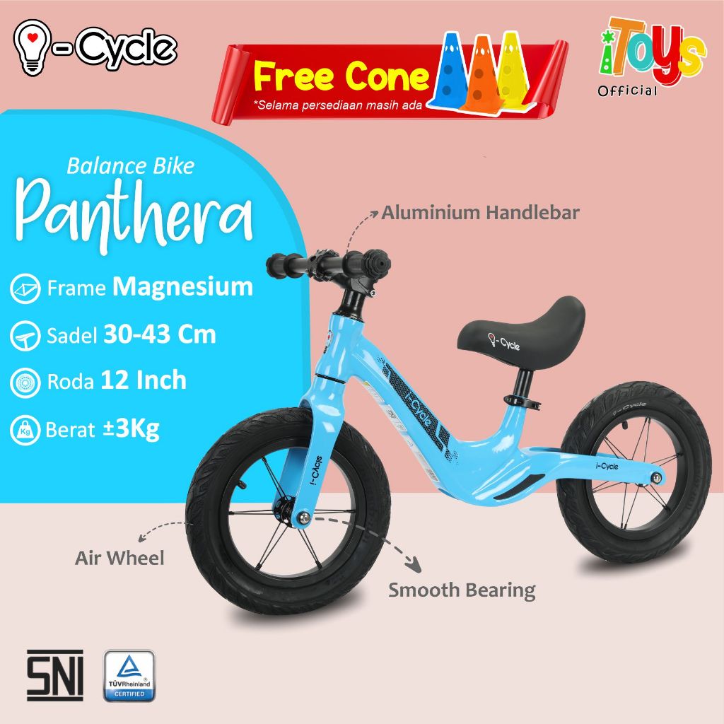 Jual Balance Bike ICYCLE Panthera (PH-2402) | Push Bike | Sepeda ...