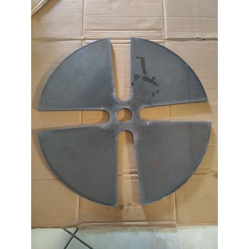 Jual plat besi bulat custom (dudukan pisau cacah ) tebal 12mm X ...