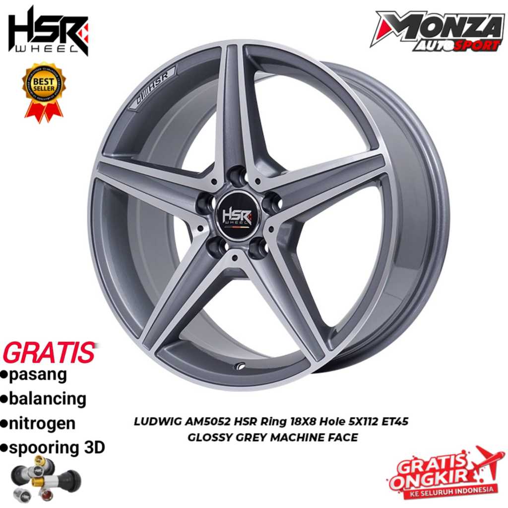 Jual Velg mobil mercy,tiguan,clubman,scirocco,passat,macan dan chairman hsr ludwig r18 | Shopee ...