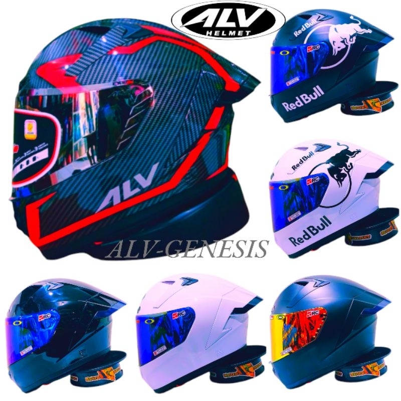 Jual Helm ALV Genesis Helm full face ALV Genesis new motif | Shopee ...