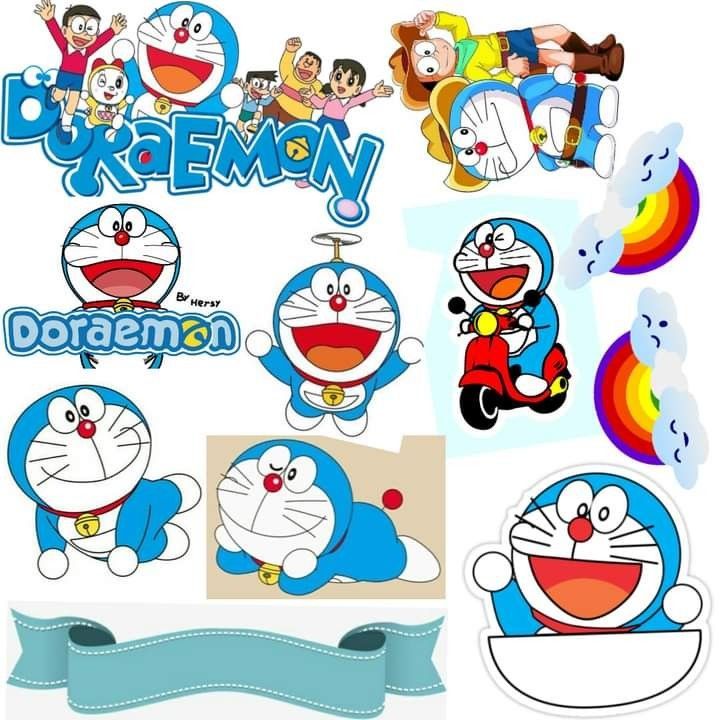 Jual TOPPER KUE - DORAEMON cake topper toper birthday set topper cake ...