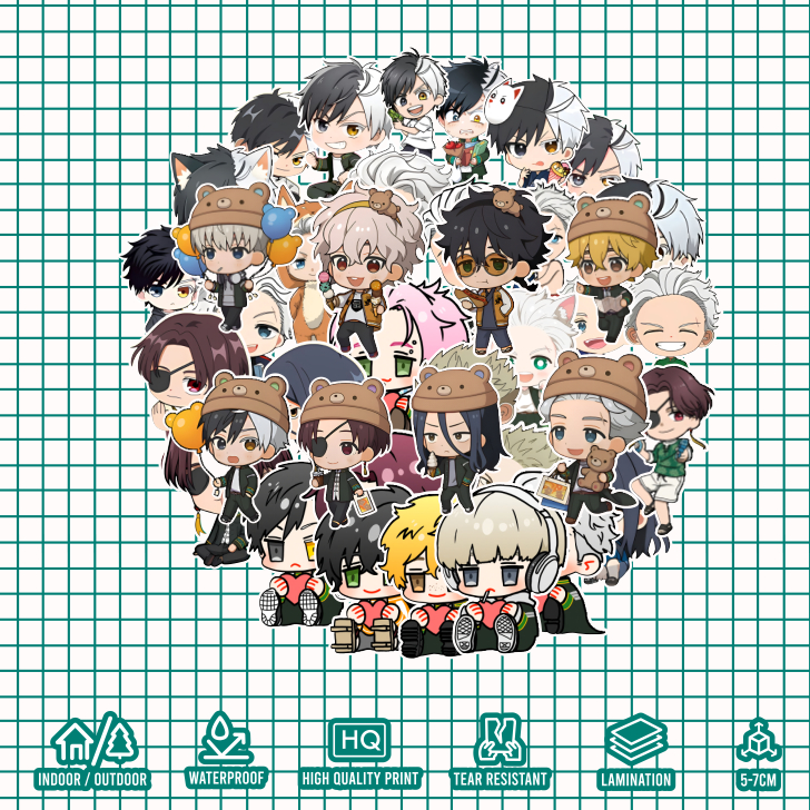 Jual KARIMAKE Sticker Pack Aesthetic Anime WIND BREAKER HARUKA SAKURA ...