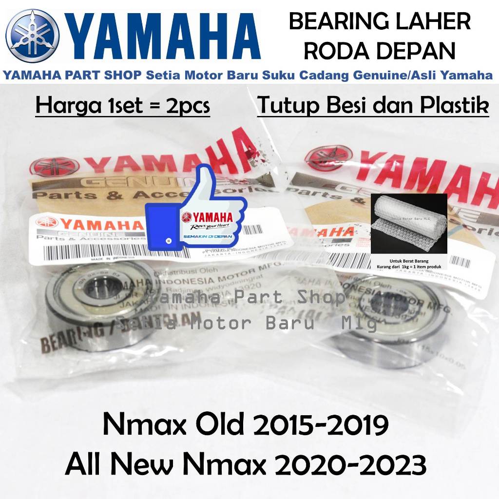 Jual Bearing Bering Laher Roda Depan All New Nmax Old Original Asli ...