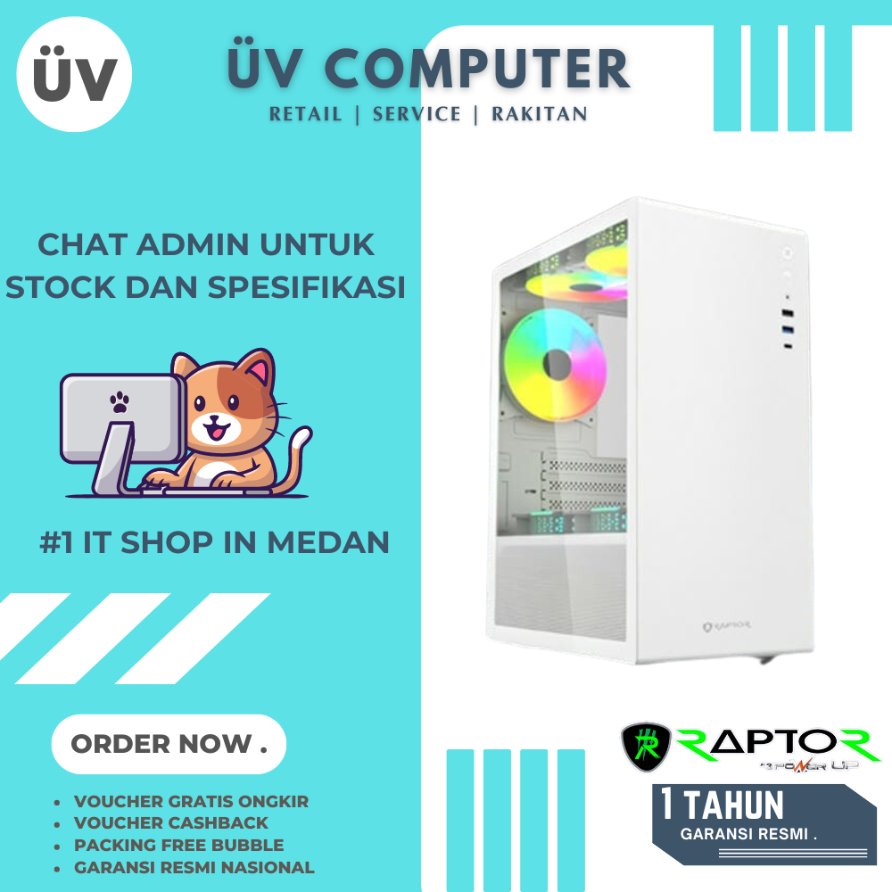 Jual Casing PC Komputer 3PowerUp PowerUp Raptor Dynamic | Mid Tower ...