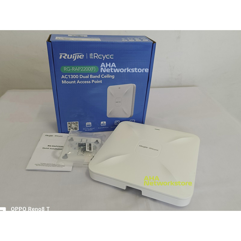 Jual RG RAP2200F Ruijie RAP2200-F AC1300 WiFi5 Dualband Ceiling Access ...