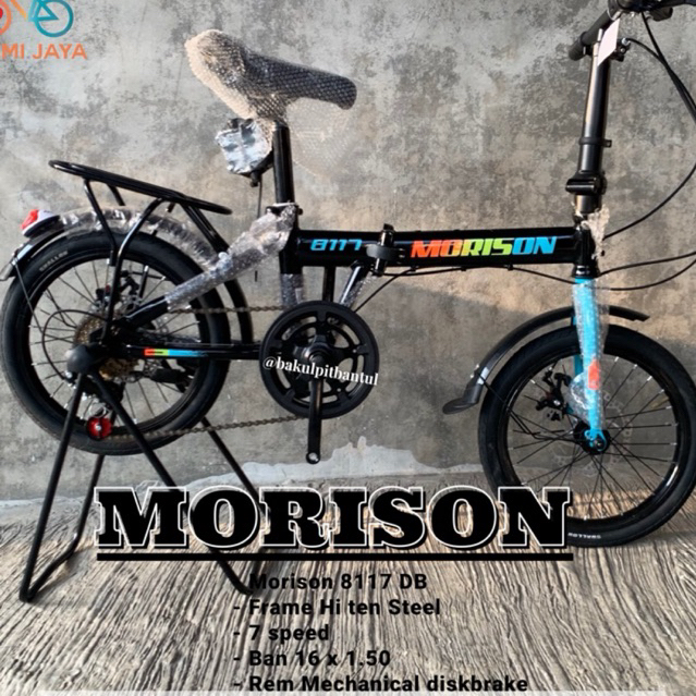 Jual Sepeda Lipat ring 16 Morison 8117 | Shopee Indonesia
