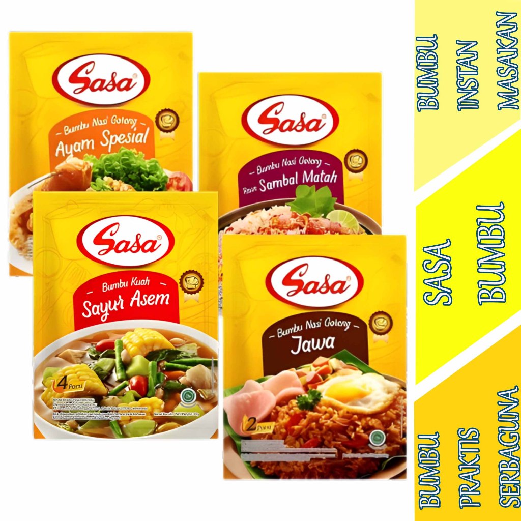 Jual Bumbu Praktis Serbaguna - Sasa - Bumbu Masakan Instan - Bumbu ...