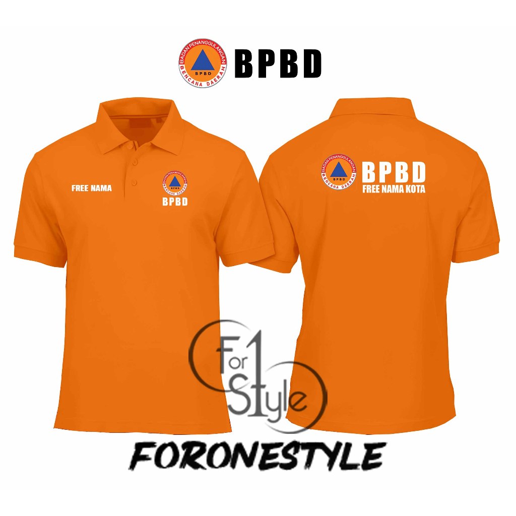 Jual POLOSHIRT BERKERAH BPBD - KAOS BERKERAH BPBD - POLO BPBD BADAN ...