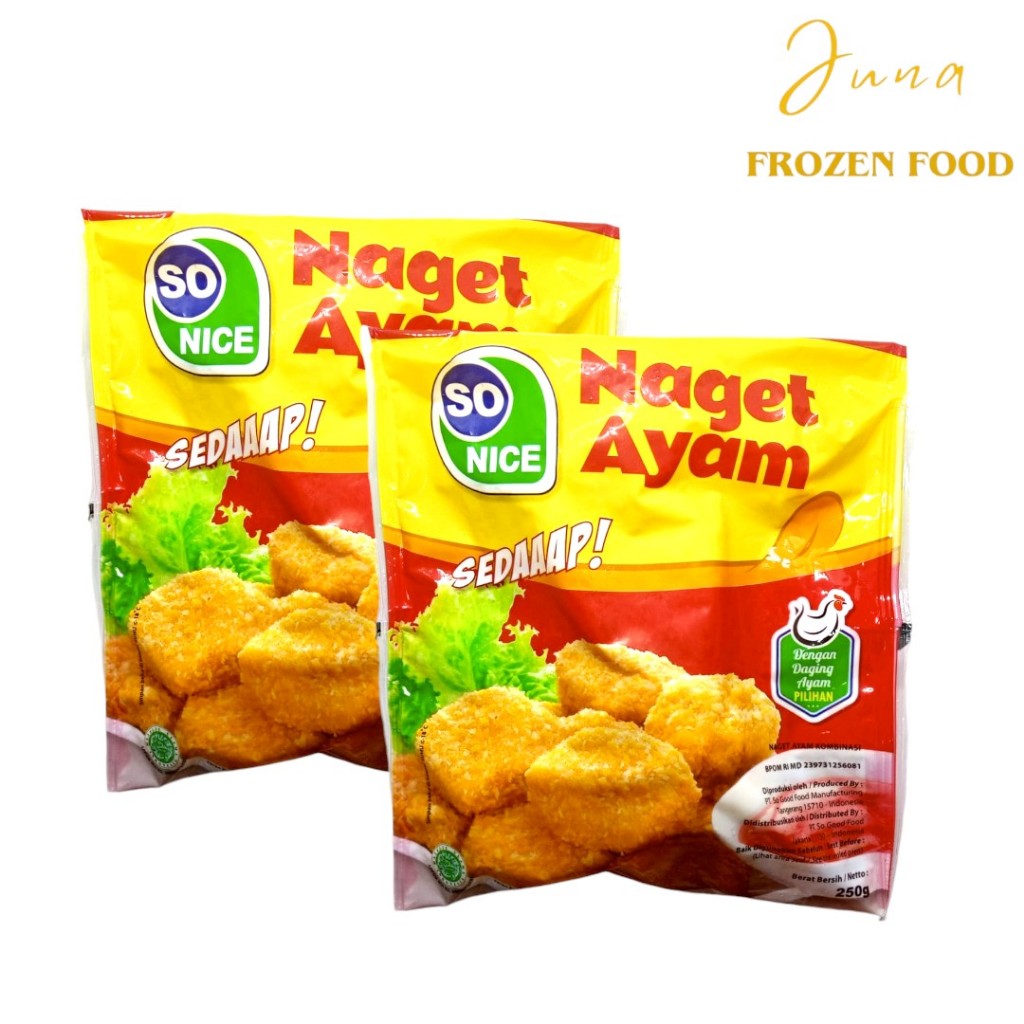 Jual SO NICE NUGGET AYAM 250 GR | Shopee Indonesia