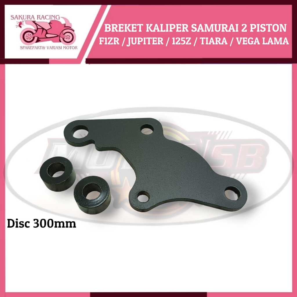 Jual Breket Kaliper F1ZR vega lama tiara jupiter kaliper samurai 2 piston Piringan 300mm ...