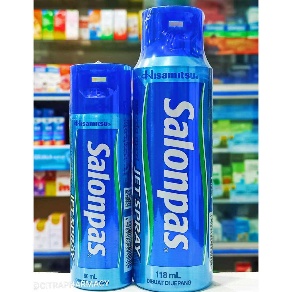 Jual Salonpas 𝐉𝐄𝐓 𝐒𝐏𝐑𝐀𝐘 𝟔𝟎𝐌𝐋 & 𝟏𝟏𝟖𝐌𝐋 - Meredakan Nyeri Otot, Keram ...