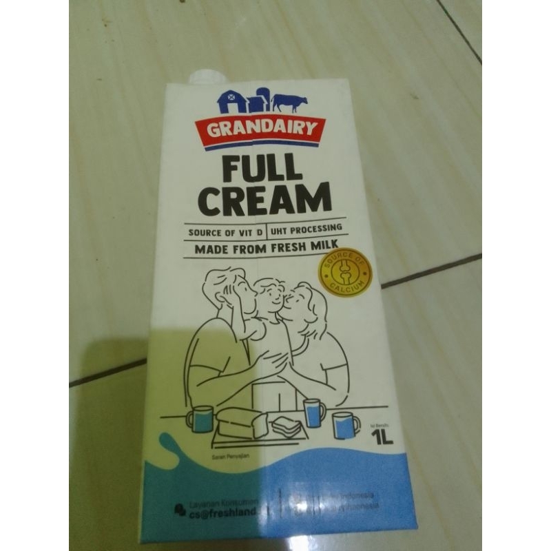 Jual susu uht gran dairy full cream | Shopee Indonesia