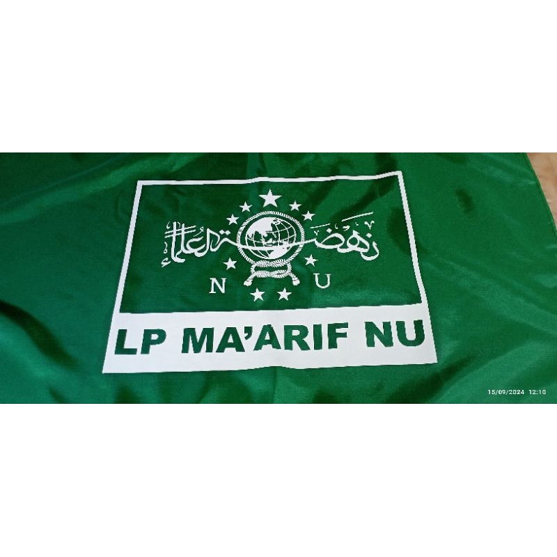 Jual BENDERA LP MA'ARIF NU ukuran 90x60 bisa rikues tulisan nama ...