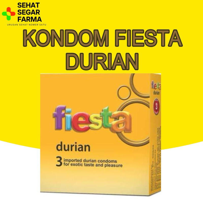 Jual KONDOM FIESTA DURIAN ISI 3 PCS | Shopee Indonesia