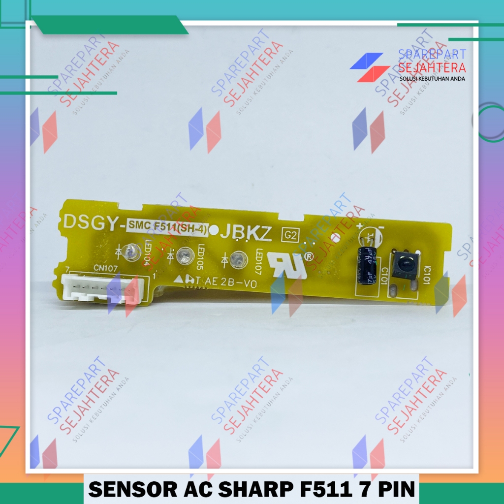 Jual SENSOR REMOTE MODUL AC SHARP THAILAND F511 7 PIN REMOT DISPLAY PCB ...