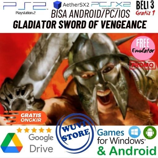 Jual PS 2 Gladiator Sword Of Vengeance | Bisa di PC / Android / IOS Plus Emulator | Beli 3 ...