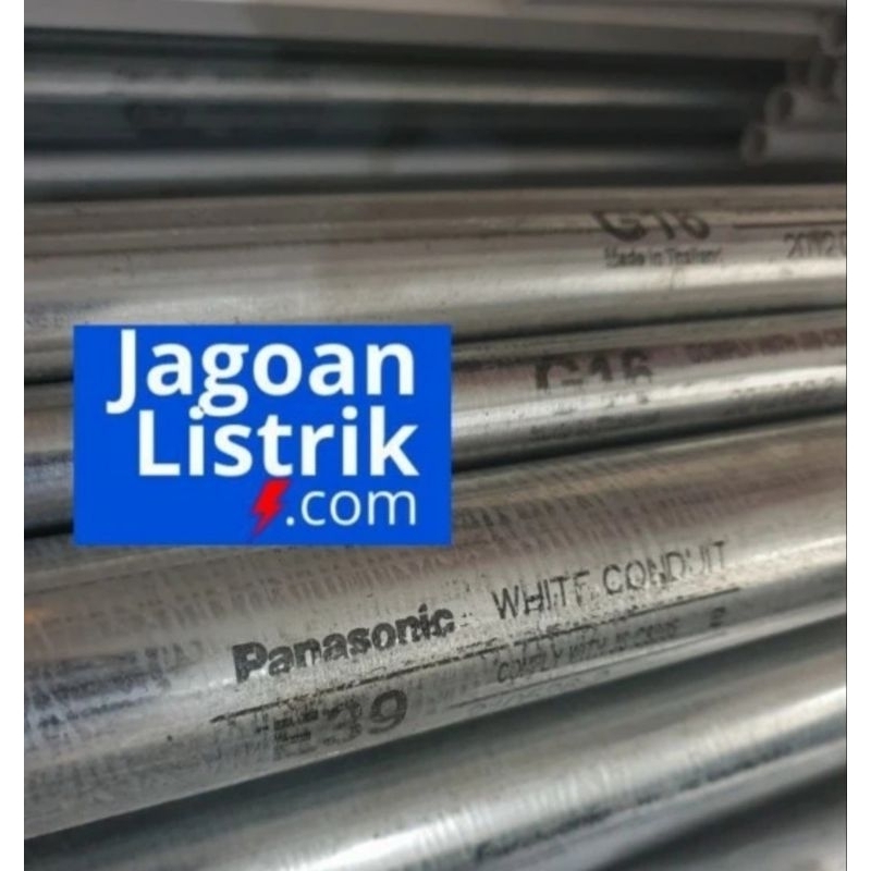 Jual Pipa Conduit G16 Panasonic Steel Pipe Besi G-16 1/2inch 1/2 ...