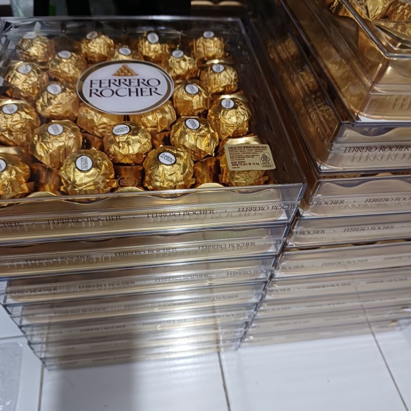 Jual Ferrero Rocher t24 300 gr/ferrero rocher isi 24 pc/coklat ferrero ...