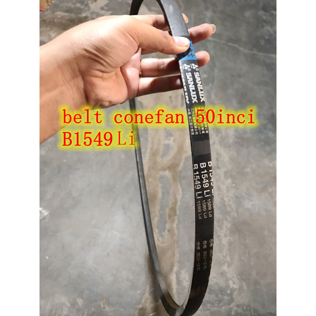 Jual belt SANLUX boxfan B2210 conefan B1549 vanbelt 50 inci fan v-belt ...