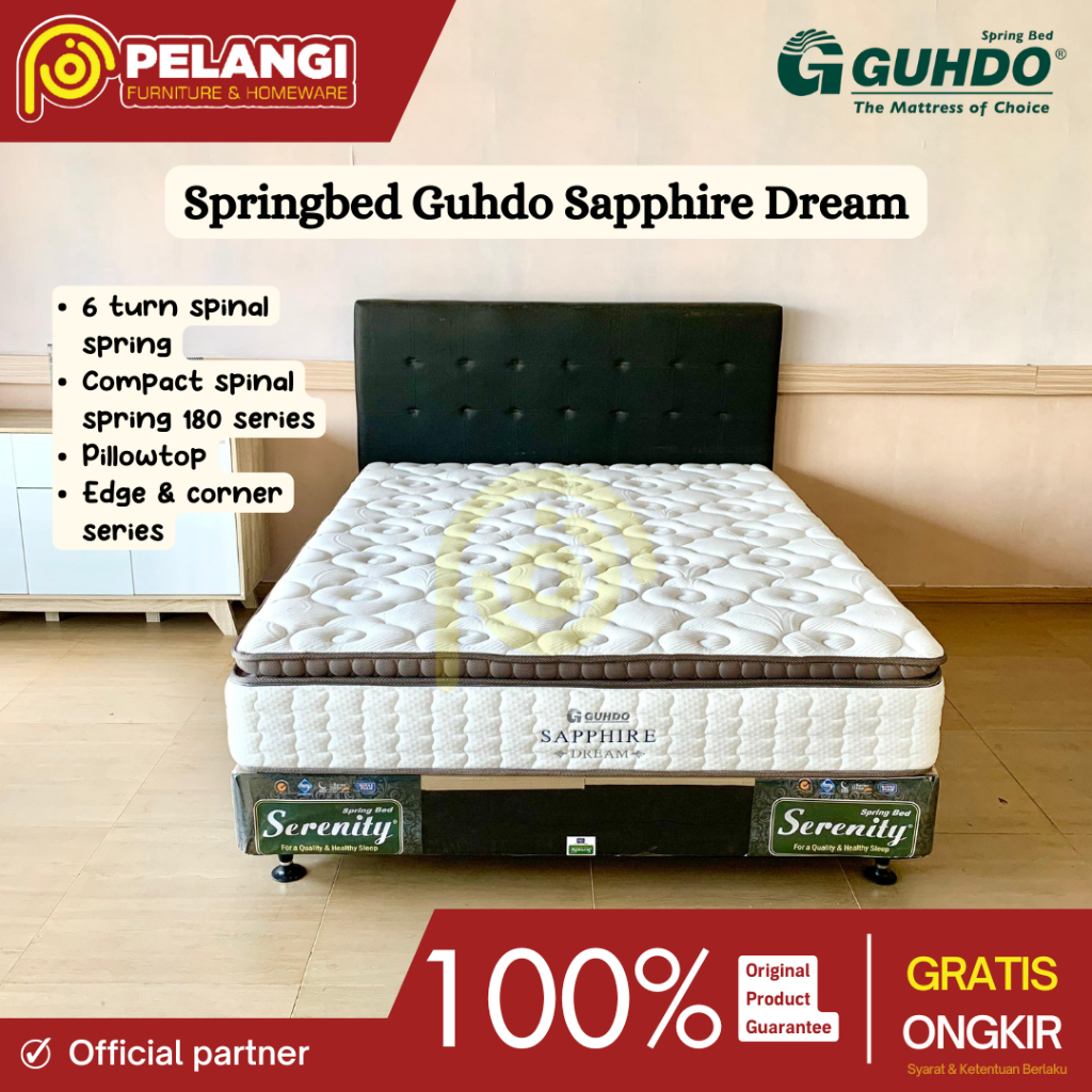 Jual Springbed Guhdo Sapphire Dream | Springbed Guhdo | Kasur Springbed ...