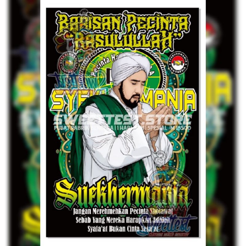 Jual 1 HARI JADI + FREE STICKER, BENDERA PRINTING CUSTOM SOLO, CETAK ...