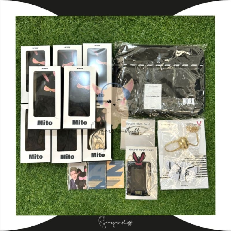 Jual ATEEZ GOLDEN HOUR PART 1 & 2 POP UP EXHIBITION OFFICIAL MD / MERCH ...