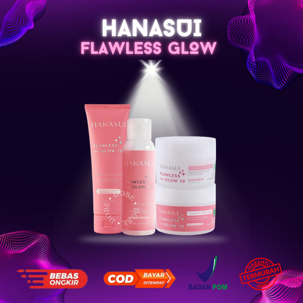 Jual HANASUI Flawless Glow 10 Series | Shopee Indonesia