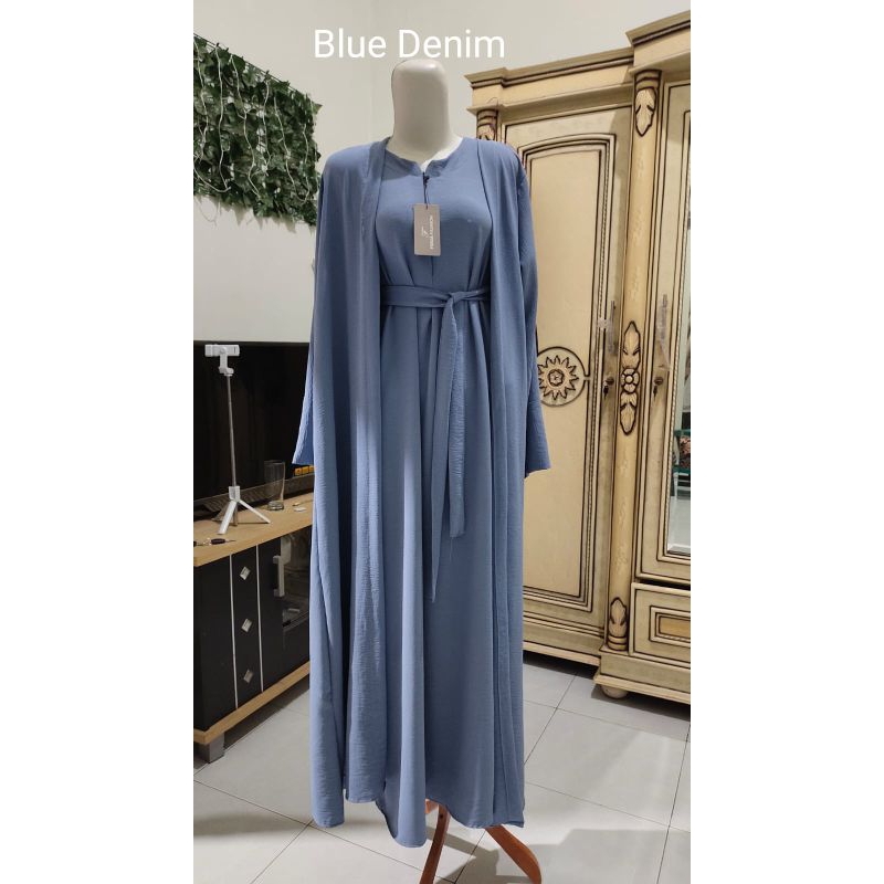 Jual Abaya Turki OUTER INER SET ABAYA SAR'I ABAYA SET OUTER VIRAL ...