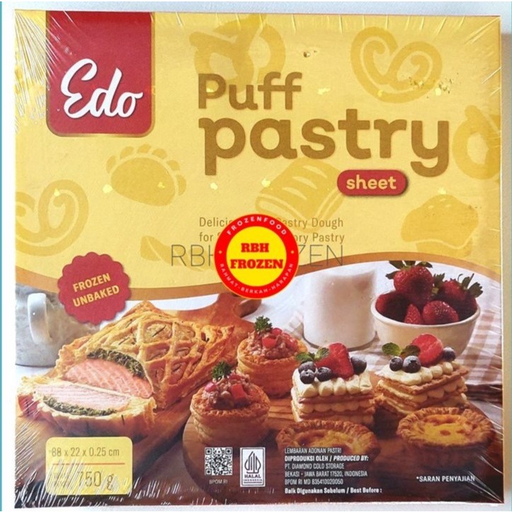 Jual Edo Puff Pastry Sheet 750 Gr | Shopee Indonesia